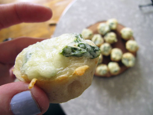 Spinach Dip Bites – Take a Megabite