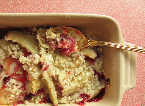 Single Lady Plum Crumble – Take a Megabite