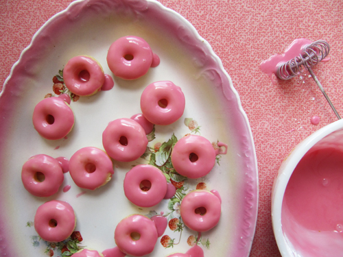 Pink Mini Donuts