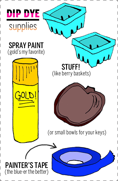 Dip Dye Your Stuff {DIY} – Take a Megabite