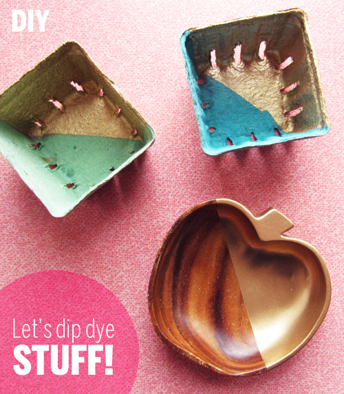 Dip Dye Your Stuff {DIY} – Take a Megabite