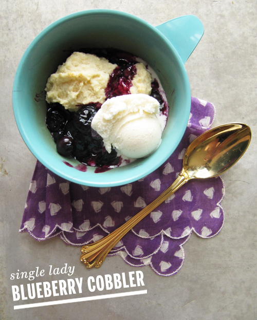 Single Lady Blueberry Cobbler – Take a Megabite