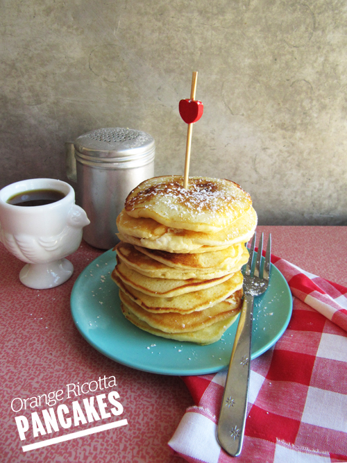 Orange Ricotta Pancakes – Take a Megabite