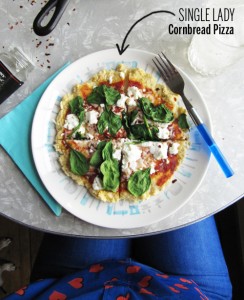 Single Lady Cornbread Pizza – Take a Megabite