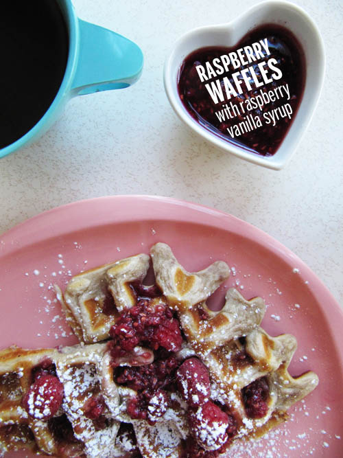 Double Raspberry Waffles – Take a Megabite