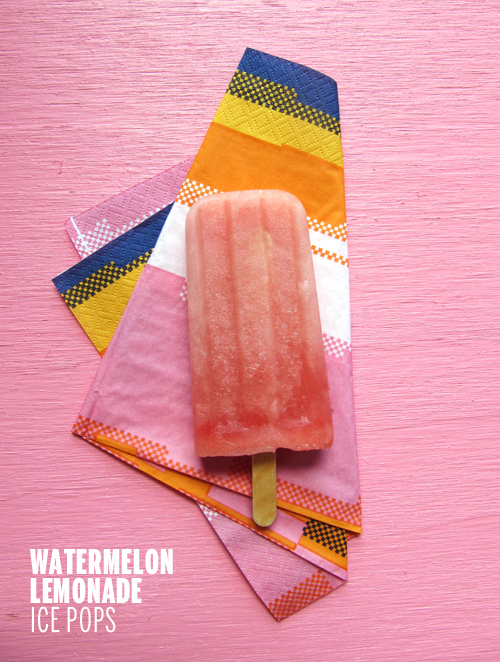 Watermelon Lemonade Ice Pops – Take a Megabite