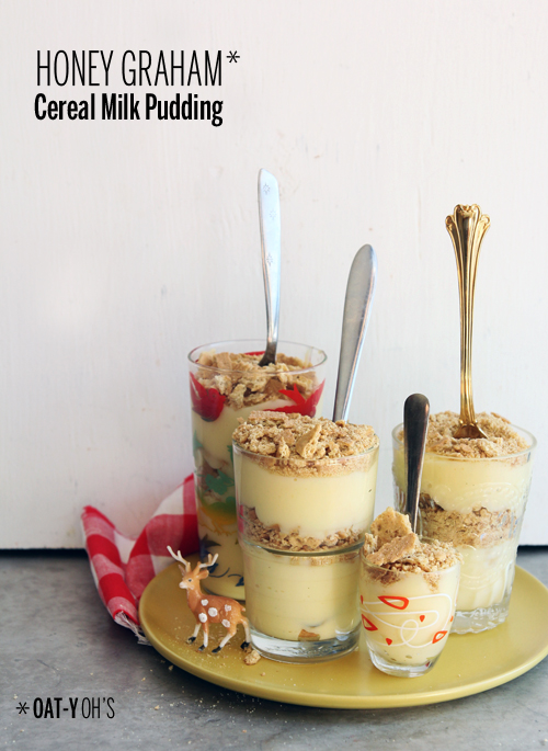 Honey Graham Cereal Milk Pudding – Take a Megabite