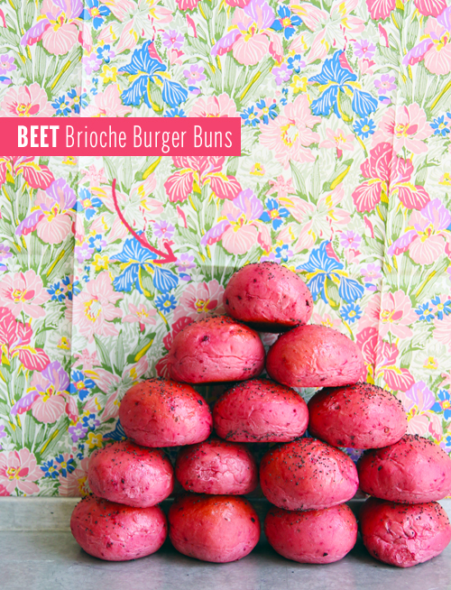 Beet Brioche Burger Buns – Take a Megabite