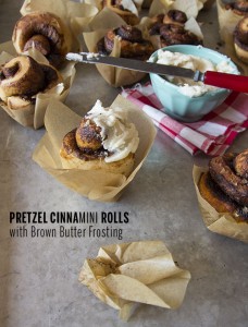 Pretzel Cinnamini Rolls – Take a Megabite