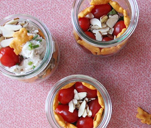Savory Parfaits with Cheddar Bunnies